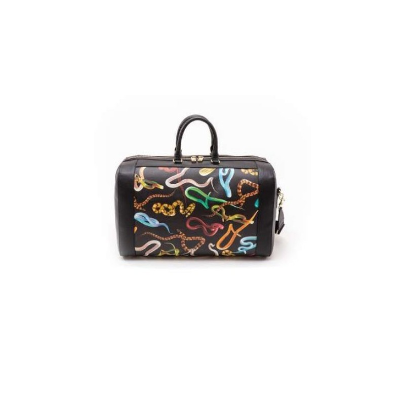 Buy Seletti Toiletpaper Snakes Travel Bag online
