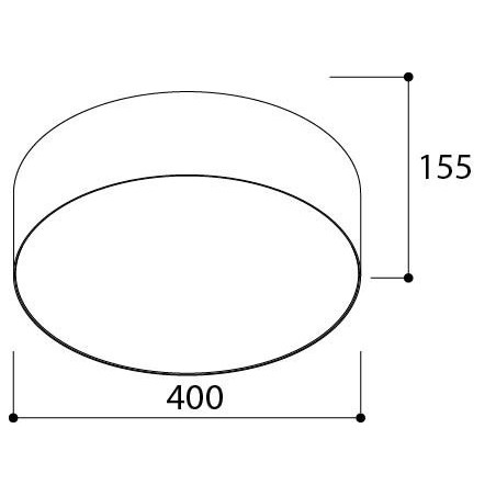 Buy TAL HUBBLE 400 Surface Mounted ceiling lamp online with ...
