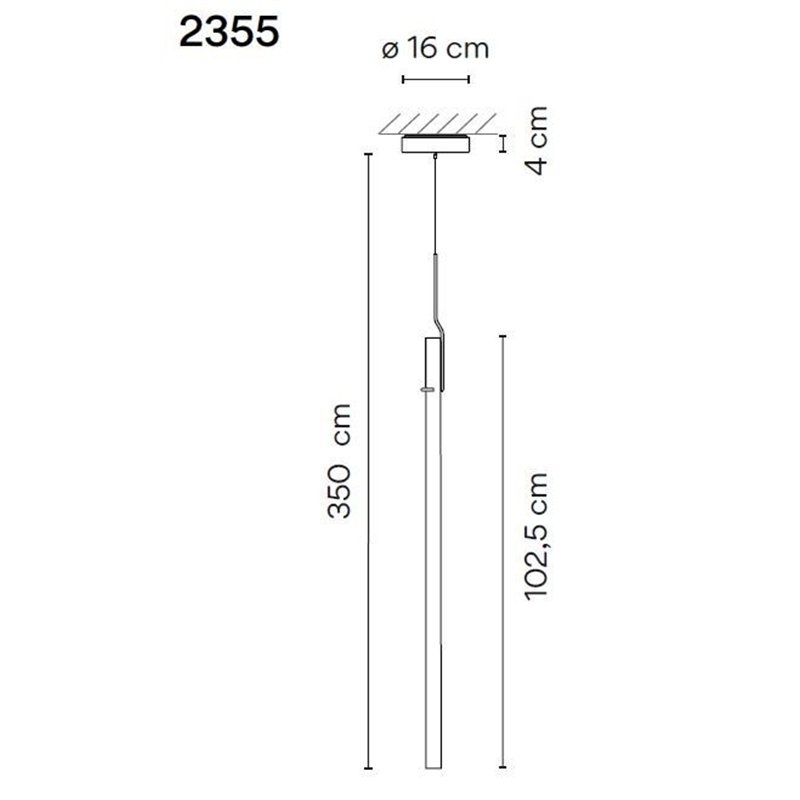 Buy Vibia Halo Jewel 1X - 2355 suspension lamp online with professional ...