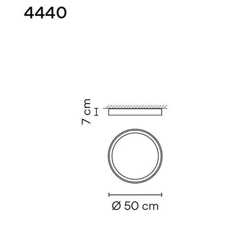 Buy Vibia Up 50 - 4440 ceiling lamp online with professional support.