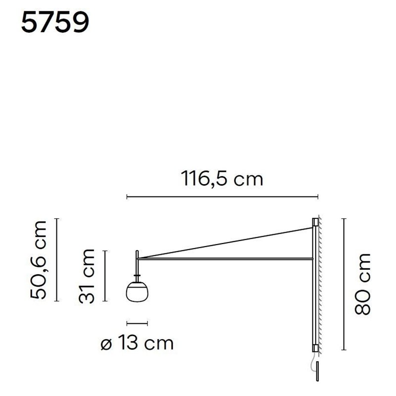 Buy Vibia Tempo 116,5 Recessed - 5759 wall lamp online with ...