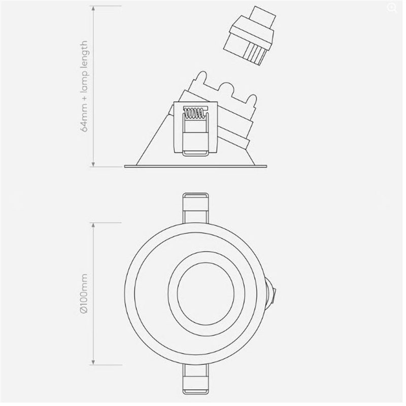 Astro Minima 25 recessed spot White (matte) - Outlet
