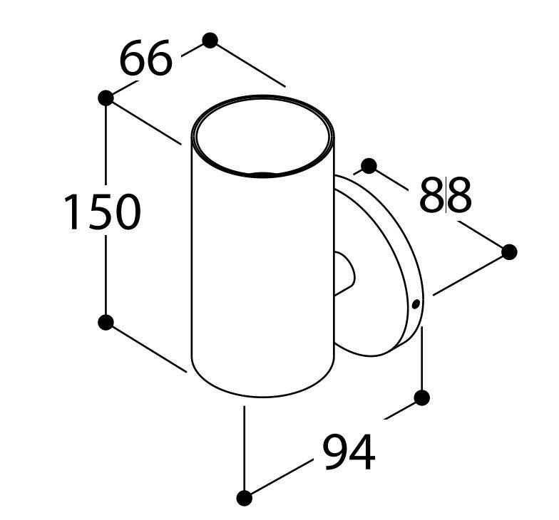 Buy TAL FUNNEL WALL SINGLE GU10 for wall box wall lamp online with ...