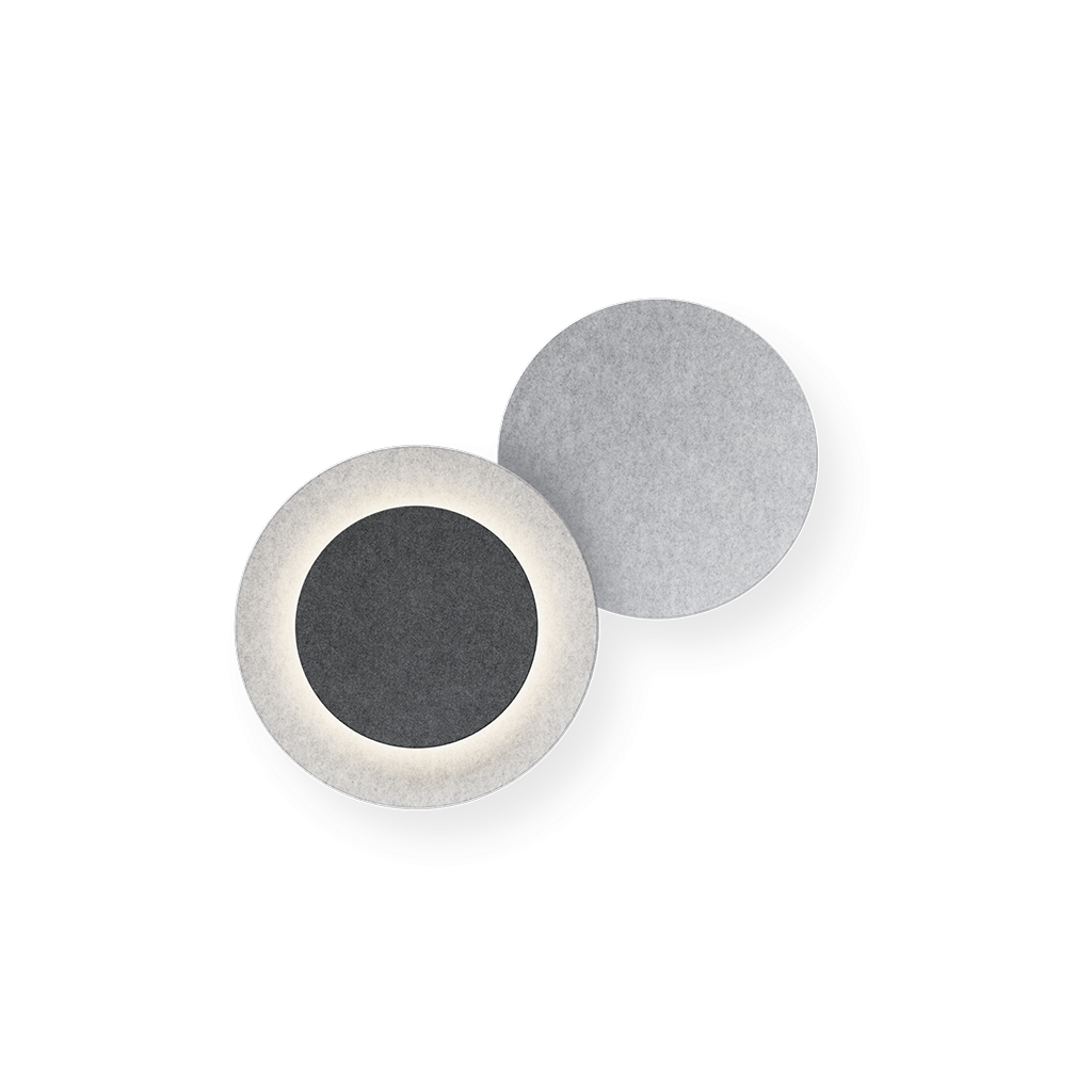 Buy Vibia Puck Wall Art Double 68 - 5485 wall lamp online with ...